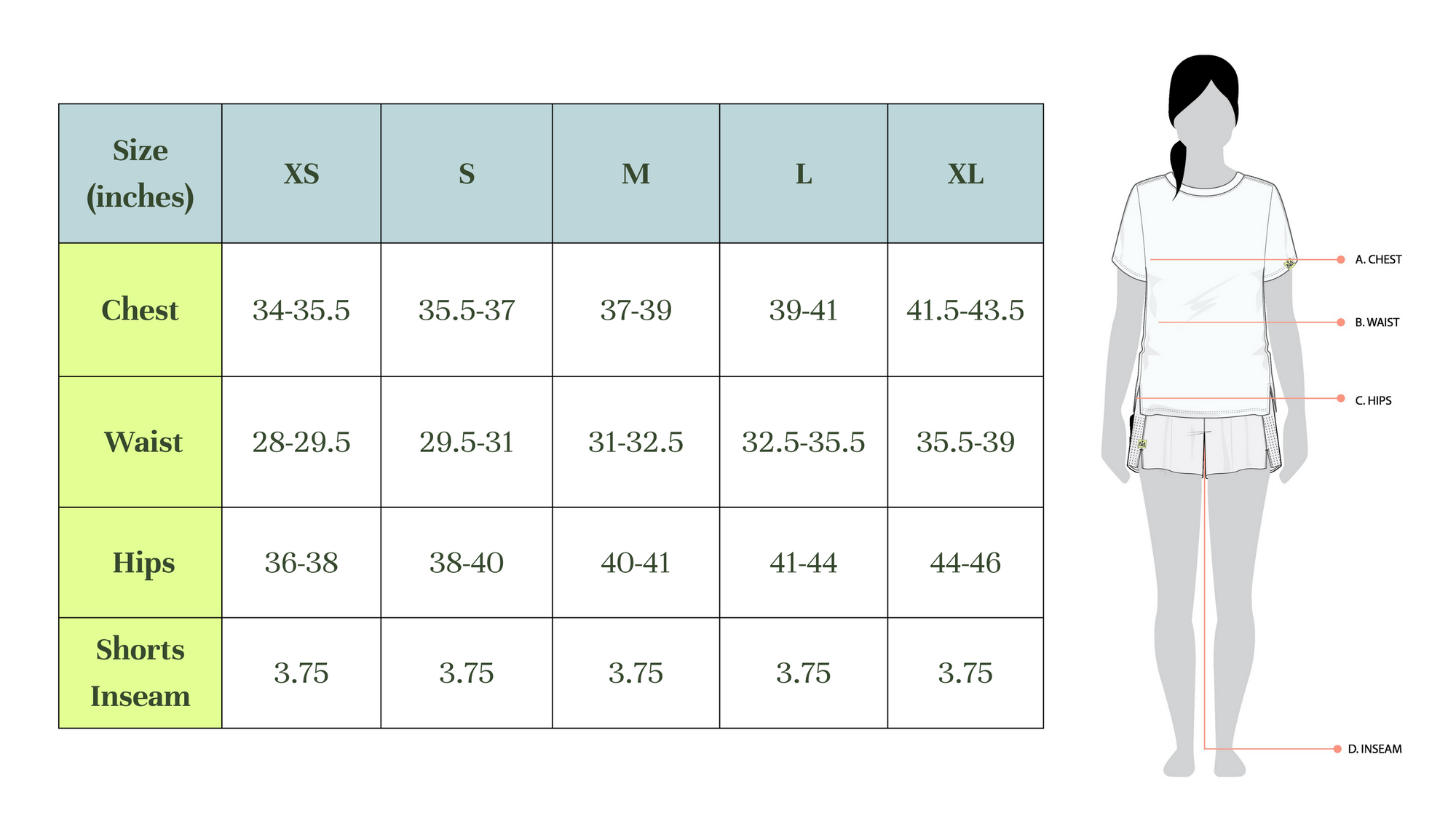 Size Guide – Middle Trail Running