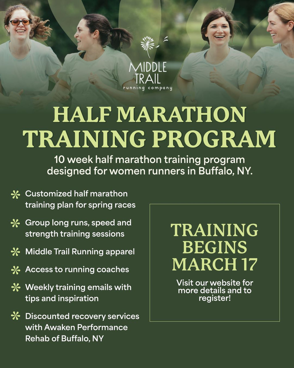 Half Marathon Training Program – Middle Trail Running